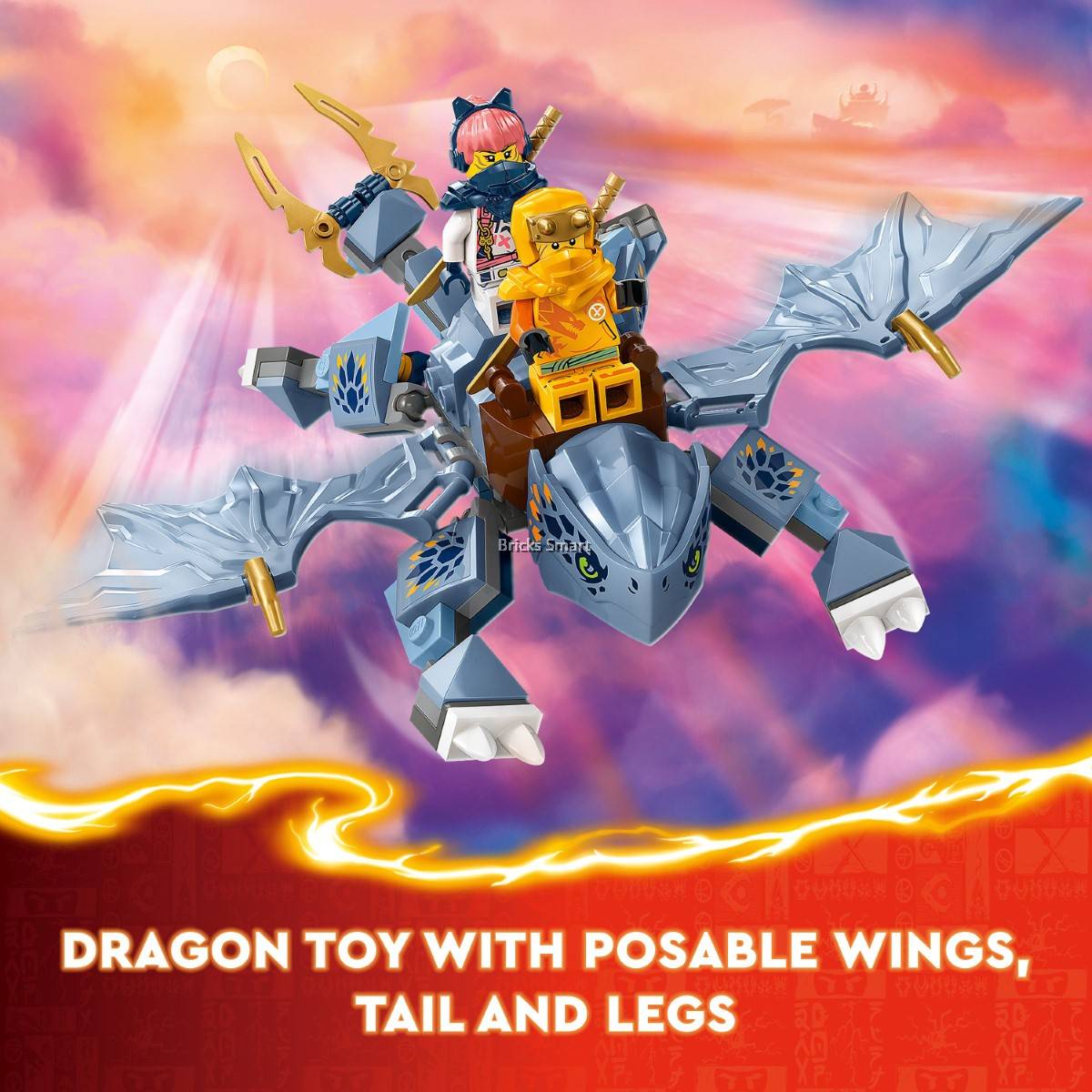 LEGO 71810 NINJAGO Young Dragon Riyu Building Toy Set