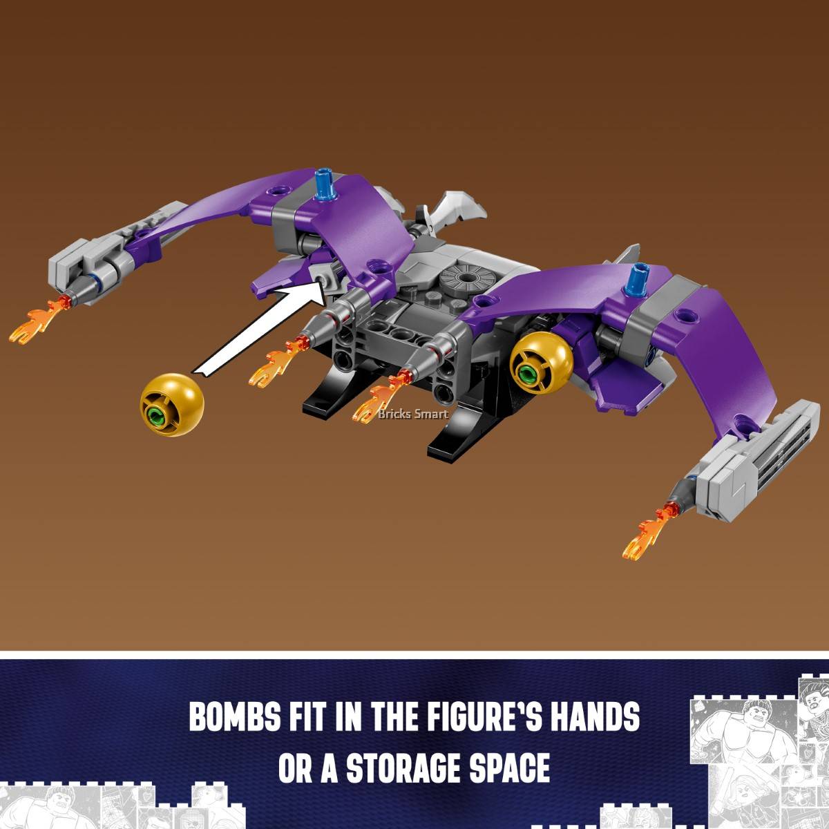 LEGO 76284 Marvel Green Goblin Construction Figure Building Toy Set