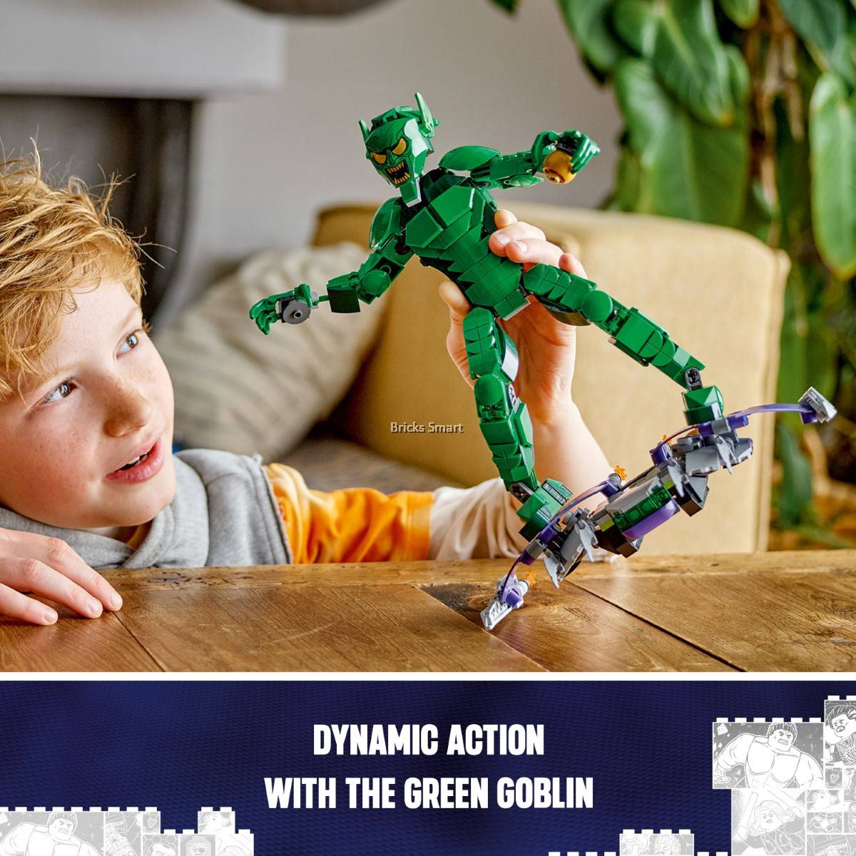 LEGO 76284 Marvel Green Goblin Construction Figure Building Toy Set