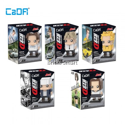 CaDA Initial D Figure Takumi Fujiwara C55001W Block Toy Set