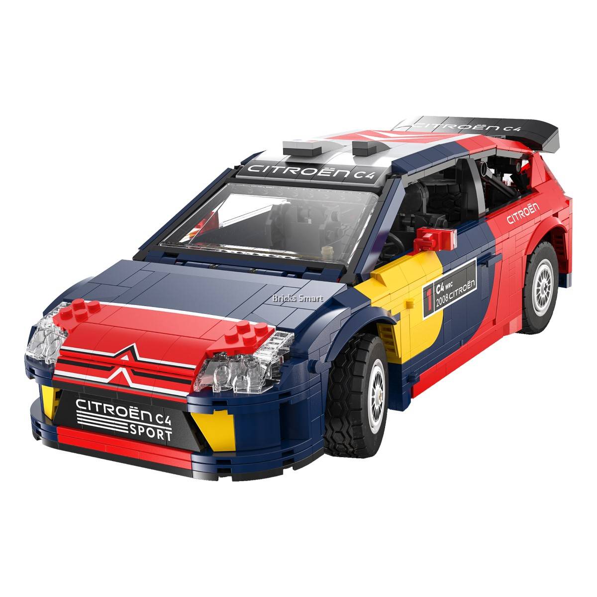 CaDA 2008 Citroen C4 WRC 1:12 C62005W Block Toy Set