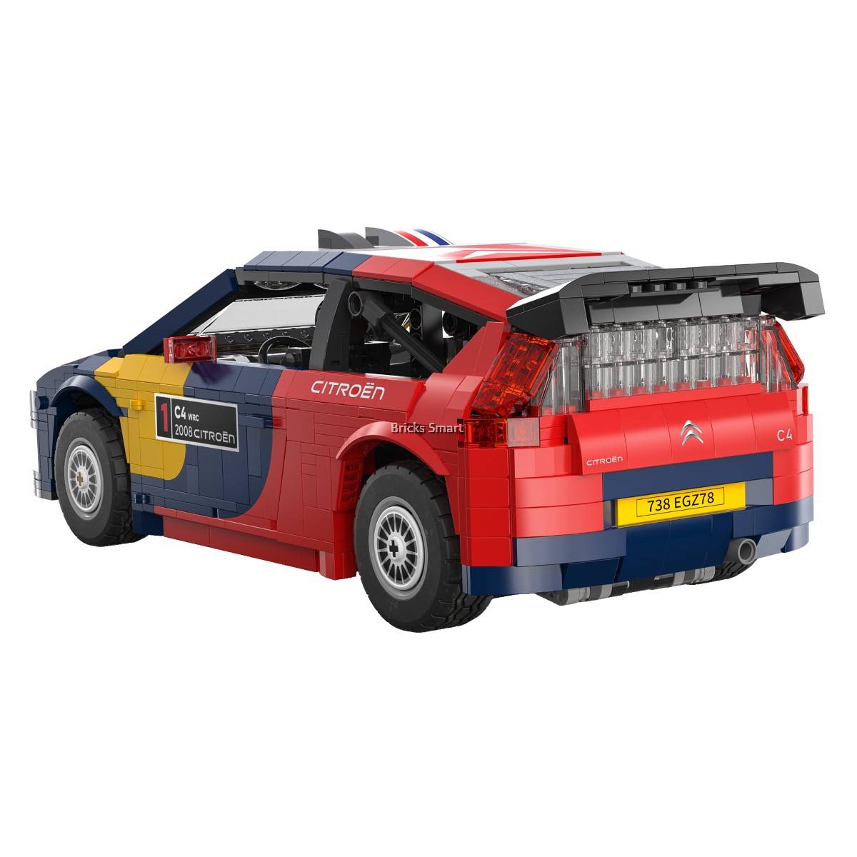 CaDA 2008 Citroen C4 WRC 1:12 C62005W Block Toy Set