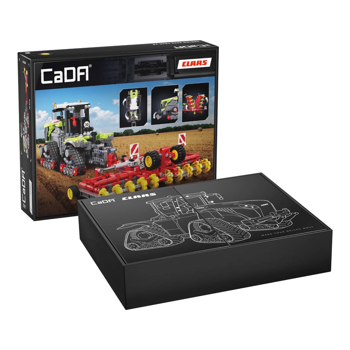 CaDA CLAAS Xerion 5000 Trac TS 1:32 C65012W Block Toy Set