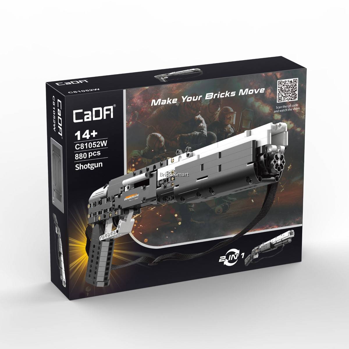 CaDA ToyShotgun C81052W Blaster Block Toy Set