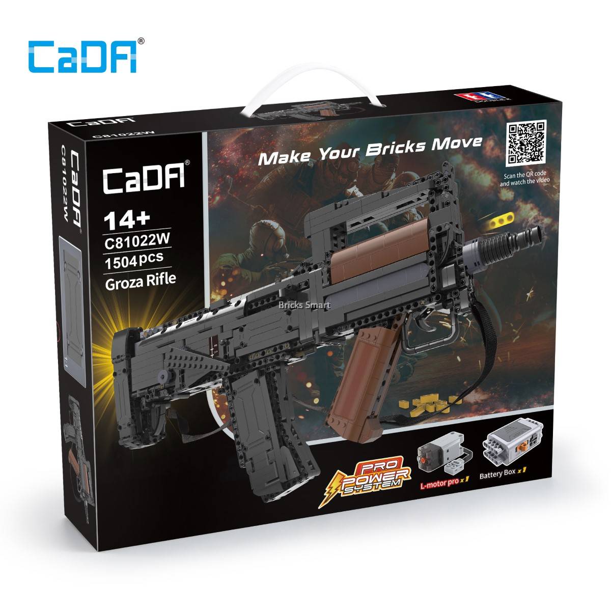 CaDA Groza Assault ToyRifle C81022W Blaster Block Toy Set