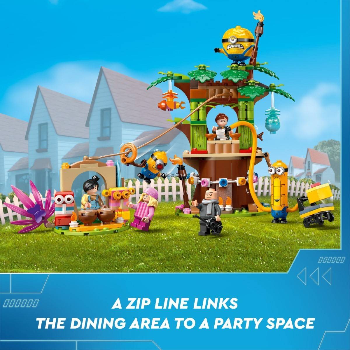 LEGO 75583 Despicable Me 4 Minions and Gru's Family Mansion Building ...