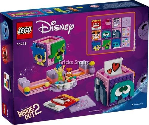 LEGO 43248 Disney Inside Out 2 Mood Cubes Building Toy Set