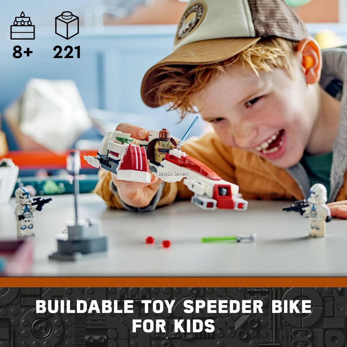LEGO 75378 Star Wars BARC Speeder Escape Building Toy Set