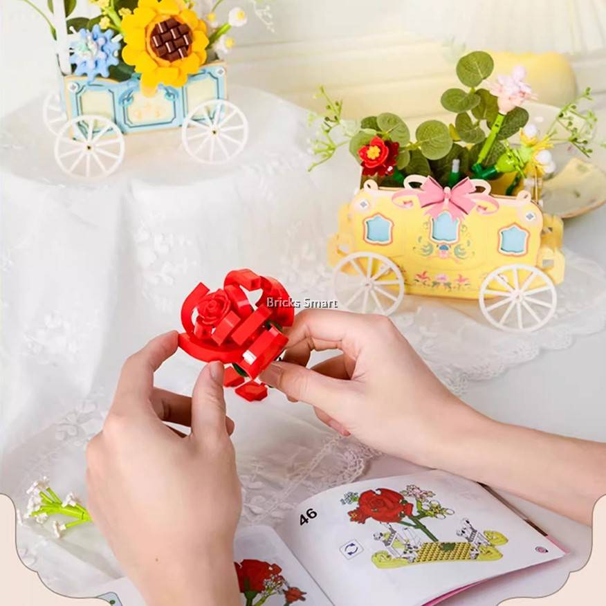 Pantasy Flower Cart P15027 Rose Cart