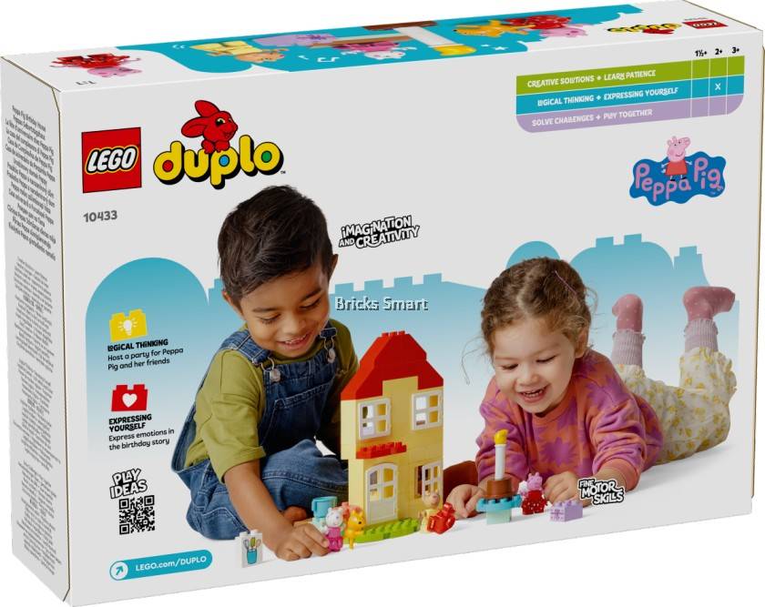 LEGO 10433 Duplo Peppa Pig Birthday House Building Toy Set