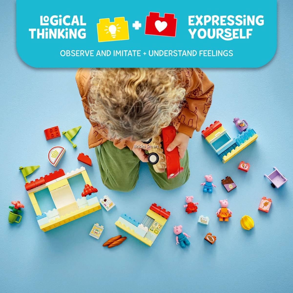 LEGO 10434 Duplo Peppa Pig Supermarket Building Toy Set