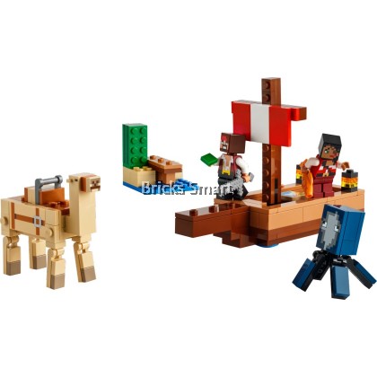 LEGO 21259 Minecraft The Pirate Ship Voyage Building Toy Set