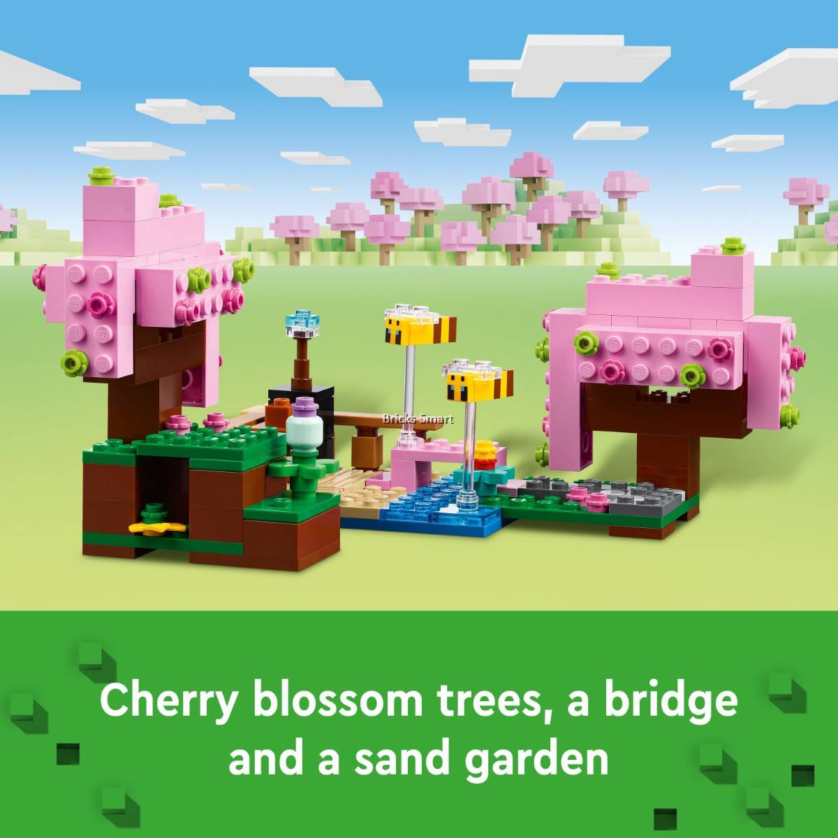 LEGO 21260 Minecraft The Cherry Blossom Garden Building Toy Set