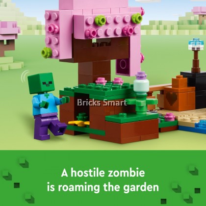 LEGO 21260 Minecraft The Cherry Blossom Garden Building Toy Set