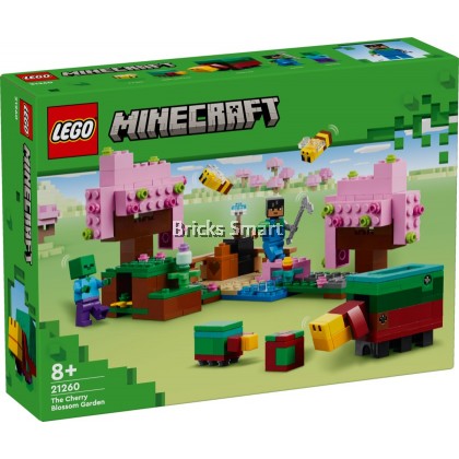 LEGO 21260 Minecraft The Cherry Blossom Garden Building Toy Set