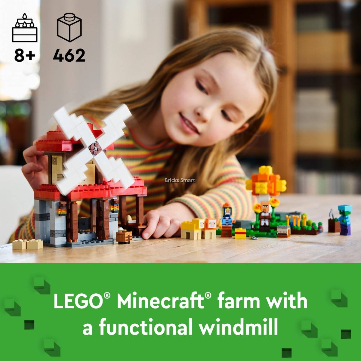LEGO 21262 Minecraft The Windmill Farm Building Toy Set
