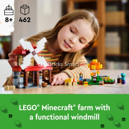 LEGO 21262 Minecraft The Windmill Farm Building Toy Set