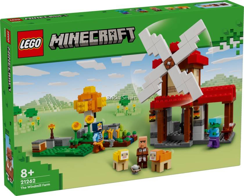 LEGO 21262 Minecraft The Windmill Farm Building Toy Set