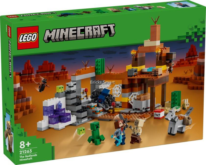 LEGO 21263 Minecraft The Badlands Mineshaft Building Toy Set