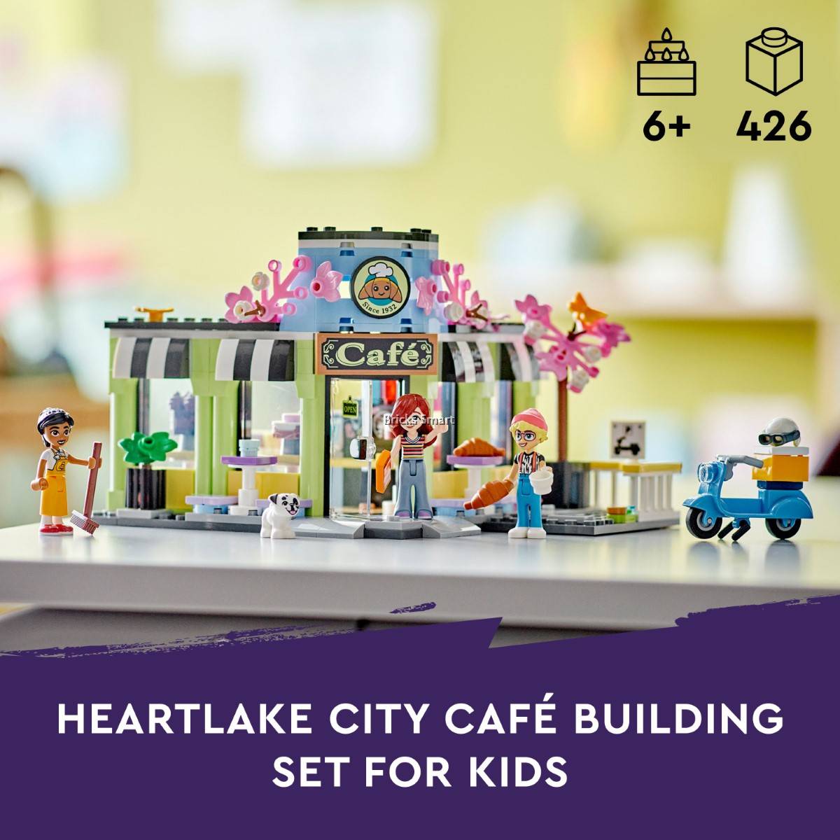 LEGO 42618 Friends Heartlake City Cafe Building Toy Set