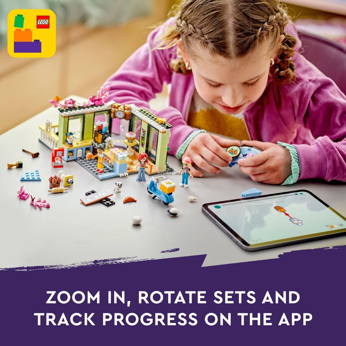 LEGO 42618 Friends Heartlake City Cafe Building Toy Set