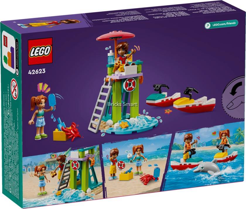 LEGO 42623 Friends Beach Water Scooter Building Toy Set