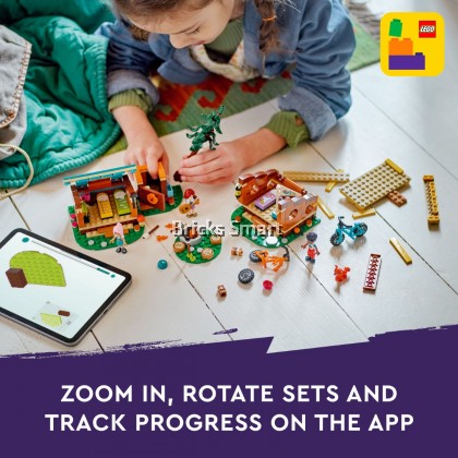 LEGO 42624 Friends Adventure Camp Cozy Cabins Building Toy Set