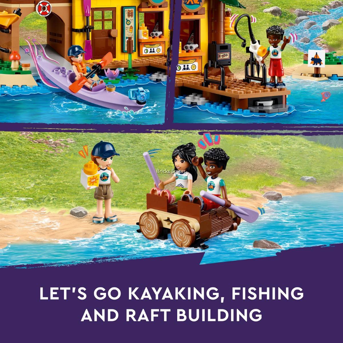LEGO 42626 Friends Adventure Camp Water Sports Building Toy Set