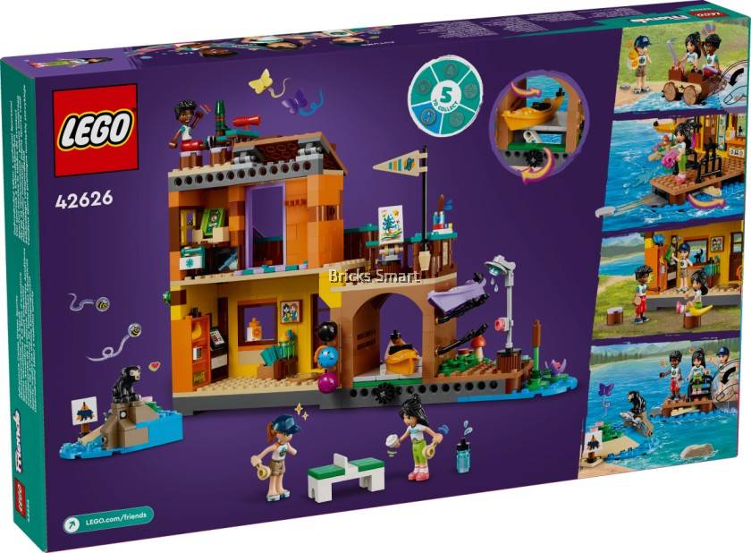 LEGO 42626 Friends Adventure Camp Water Sports Building Toy Set