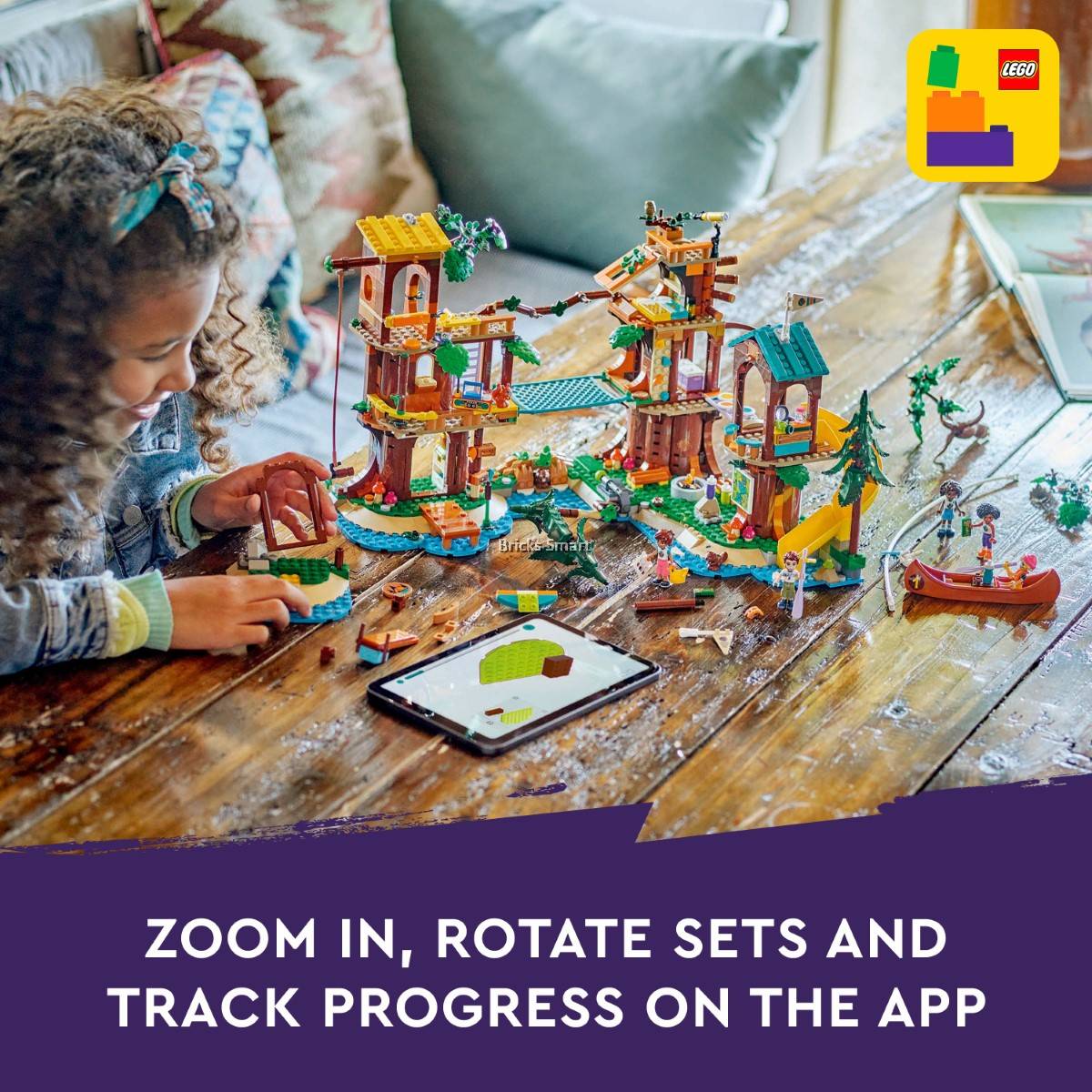 LEGO 42631 Friends Adventure Camp Tree House Building Toy Set