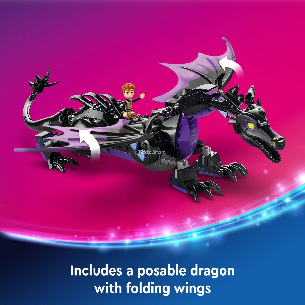 LEGO 43240 Disney Maleficent’s Dragon Form Building Toy Set