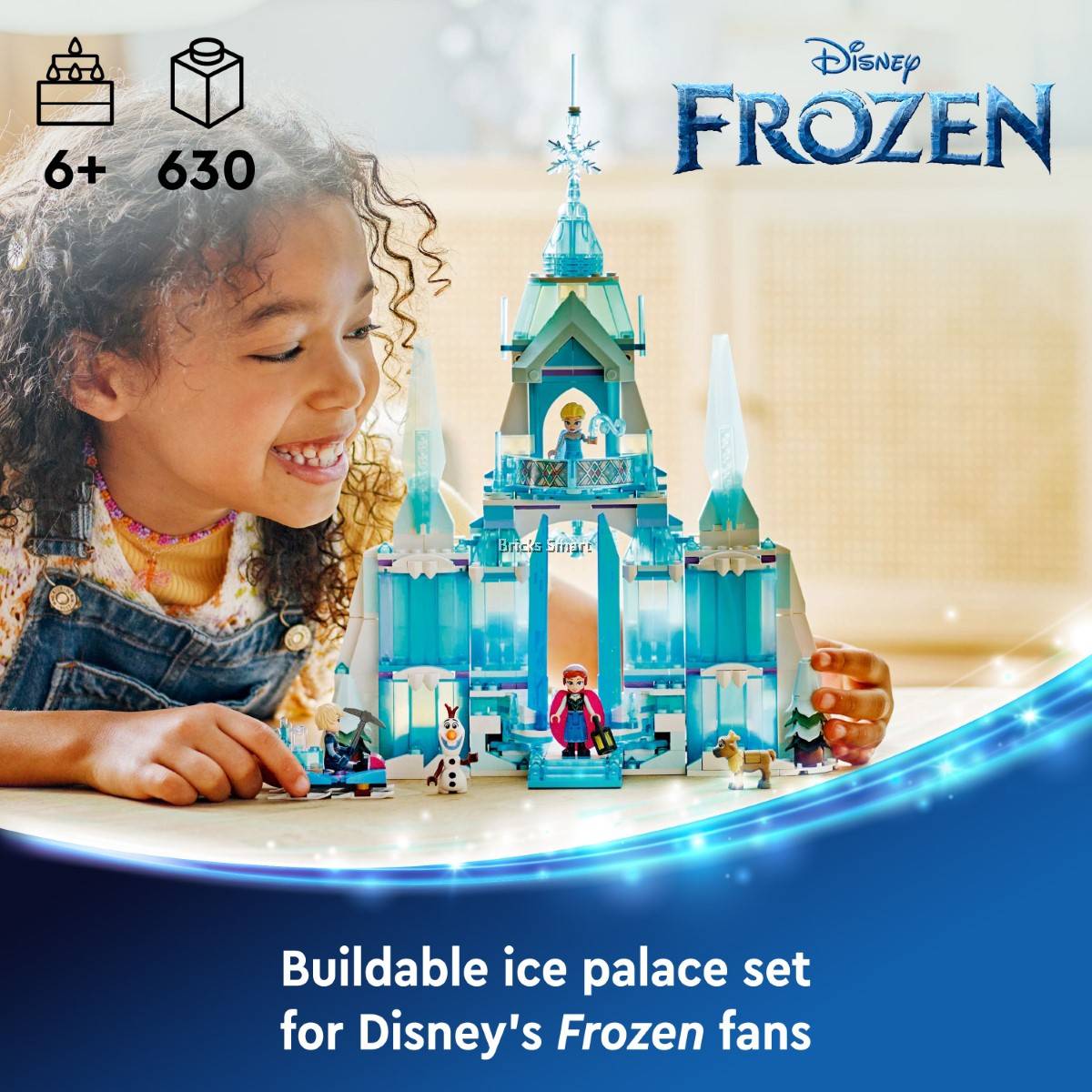 LEGO 43244 Disney Elsa's Ice Palace Building Toy Set