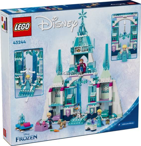LEGO 43244 Disney Elsa's Ice Palace Building Toy Set