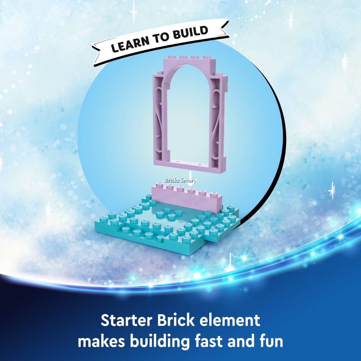 LEGO 43254 Disney Ariel's Crystal Cavern Building Toy Set