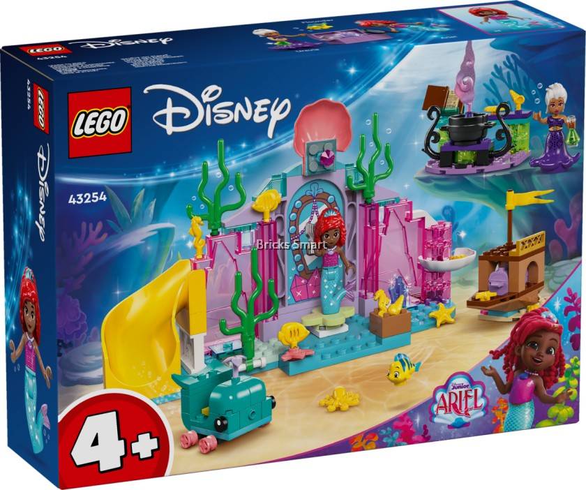 LEGO 43254 Disney Ariel's Crystal Cavern Building Toy Set