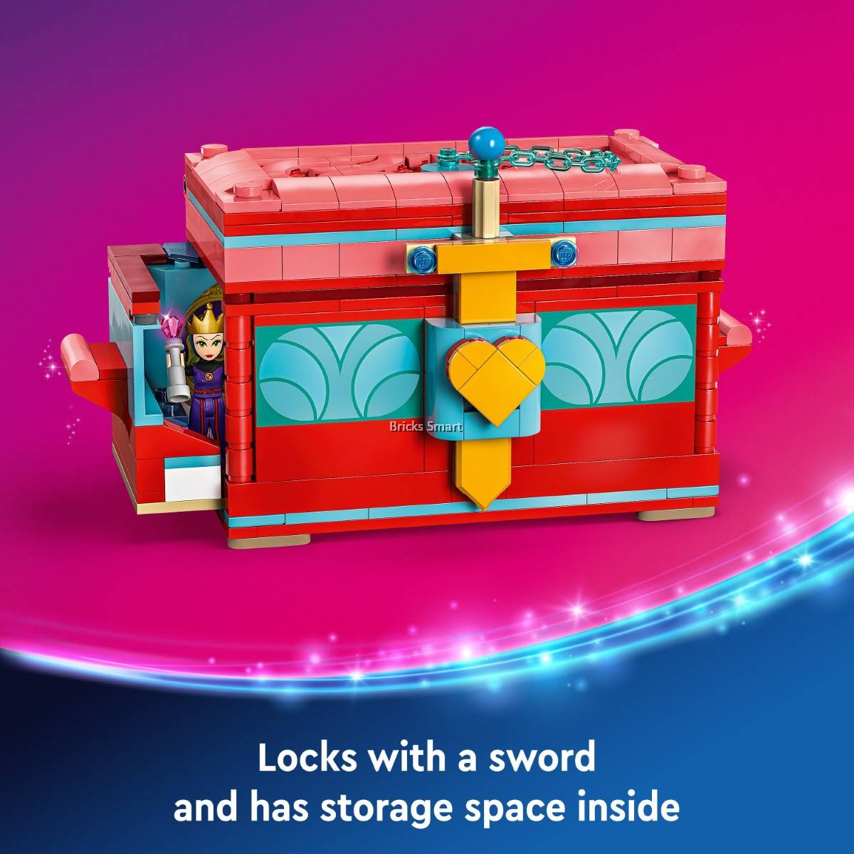 LEGO 43276 Disney Snow White's Jewelry Box Building Toy Set