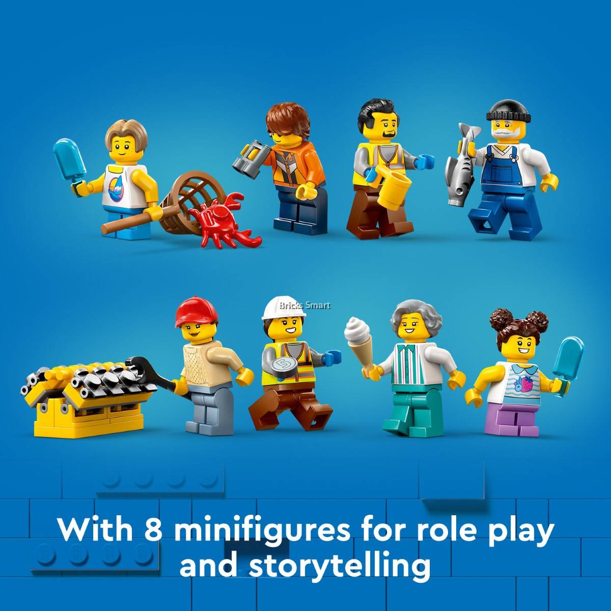 LEGO 60422 City Seaside Harbor with Cargo Ship Building Toy Set