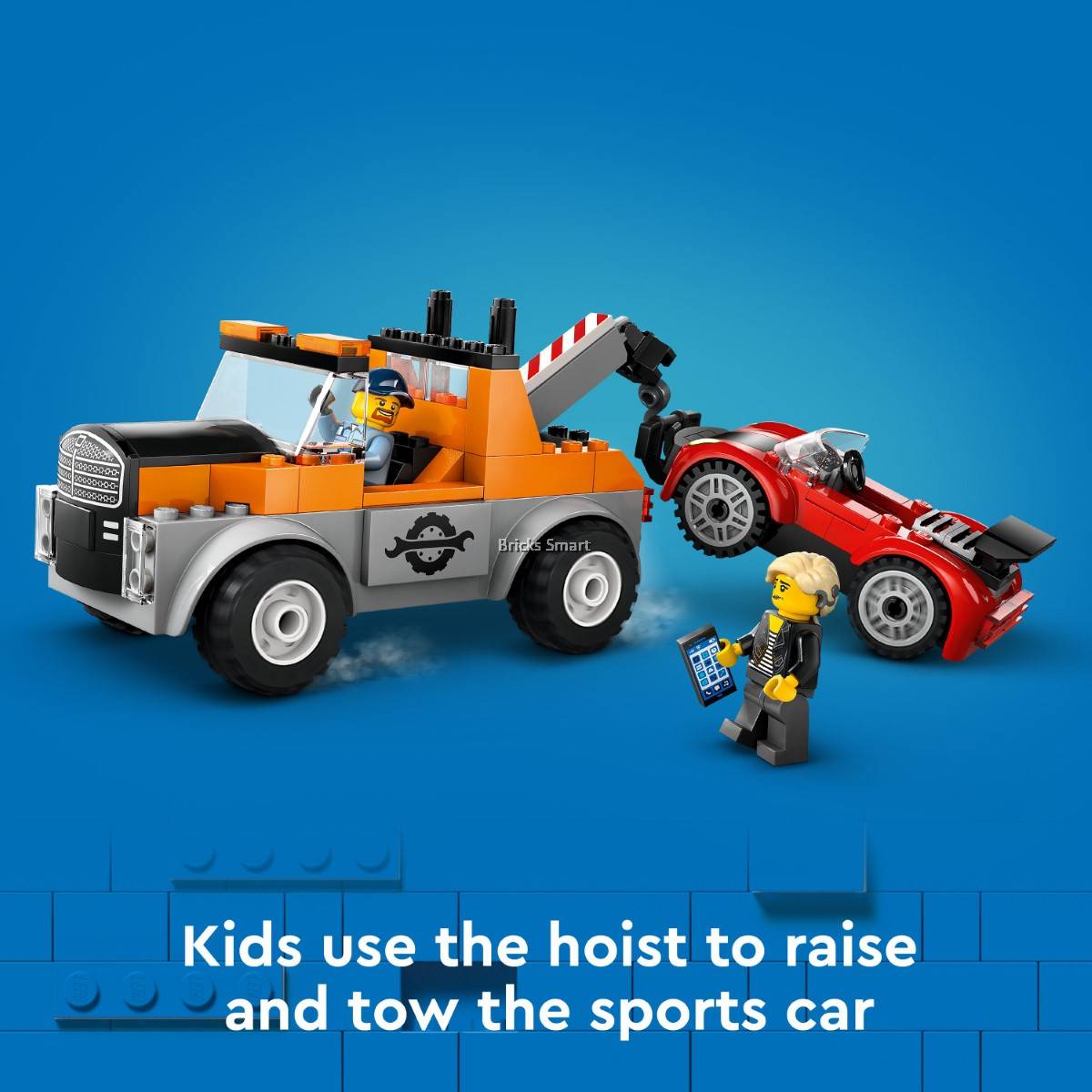 LEGO 60435 City Tow Truck and Sports Car Repair Building Toy Set