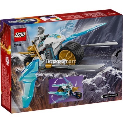 LEGO 71816 Ninjago Zane's Ice Motorcycle Building Toy Set