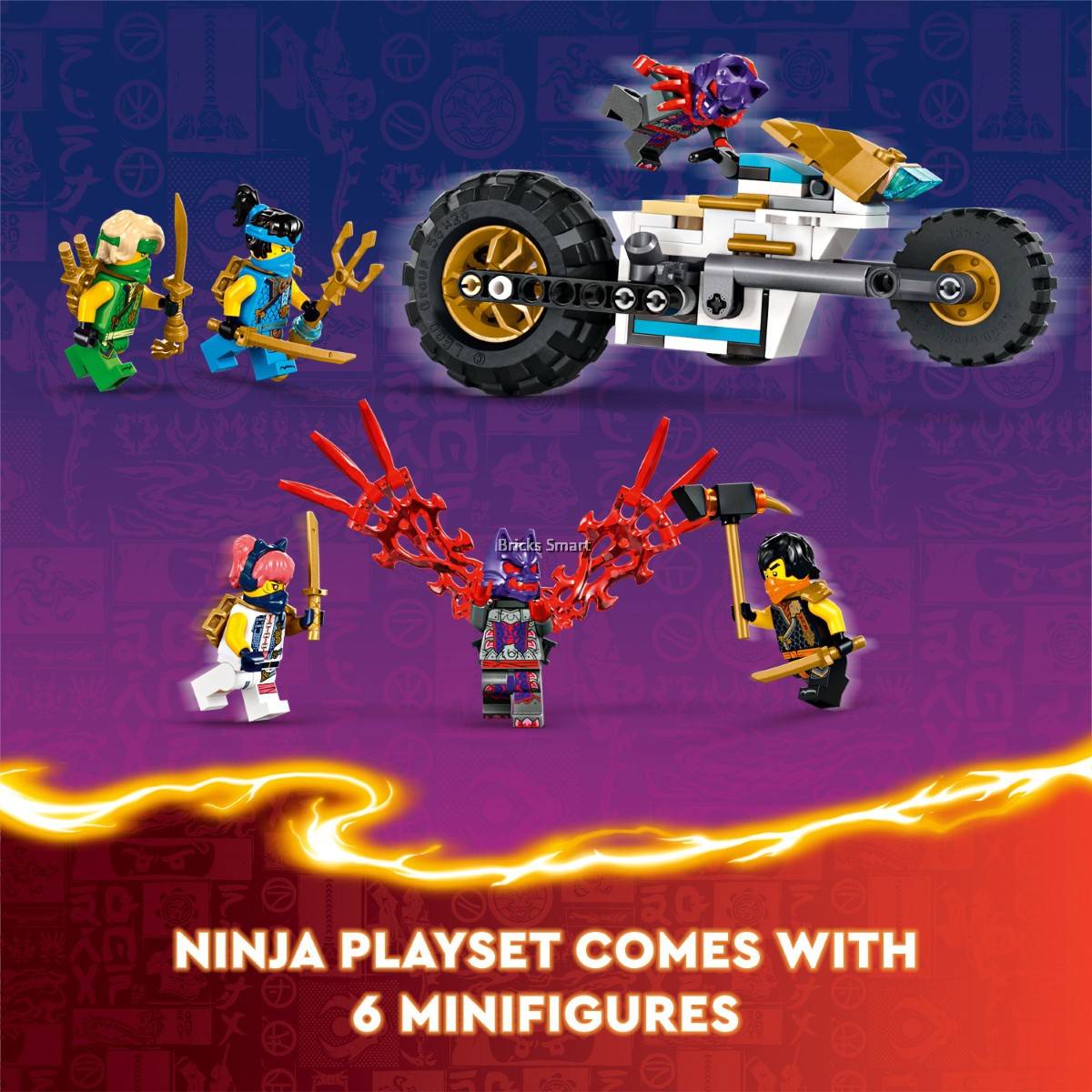 LEGO 71820 Ninjago Ninja Team Combo Vehicle Building Toy Set