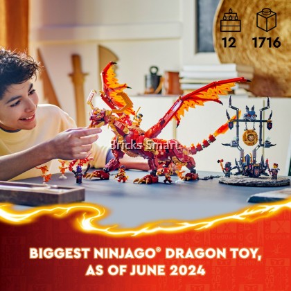 LEGO 71822 Ninjago Source Dragon of Motion Building Toy Set