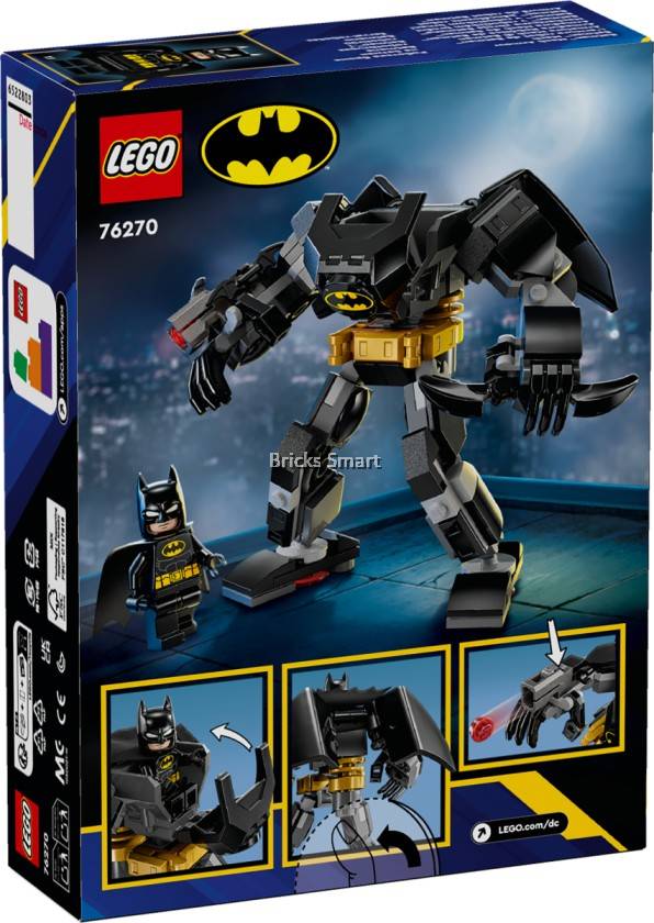 LEGO 76270 DC Super Heroes Batman Mech Armor Building Toy Set