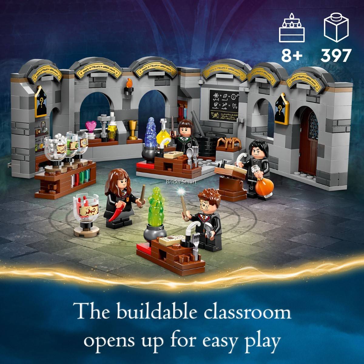 LEGO 76431 Harry Potter Hogwarts Castle: Potions Class Building Toy Set