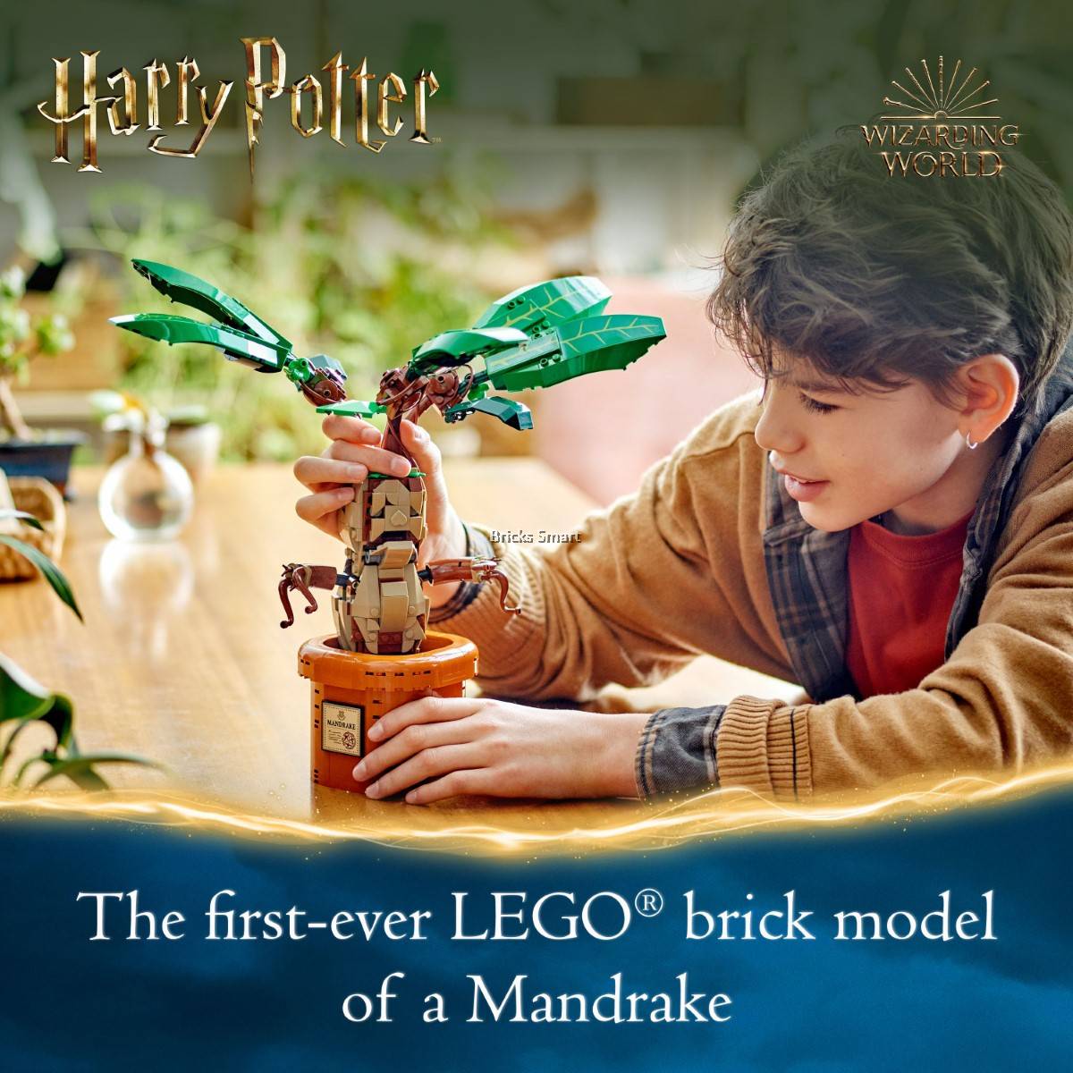 LEGO 76433 Harry Potter Mandrake Building Toy Set