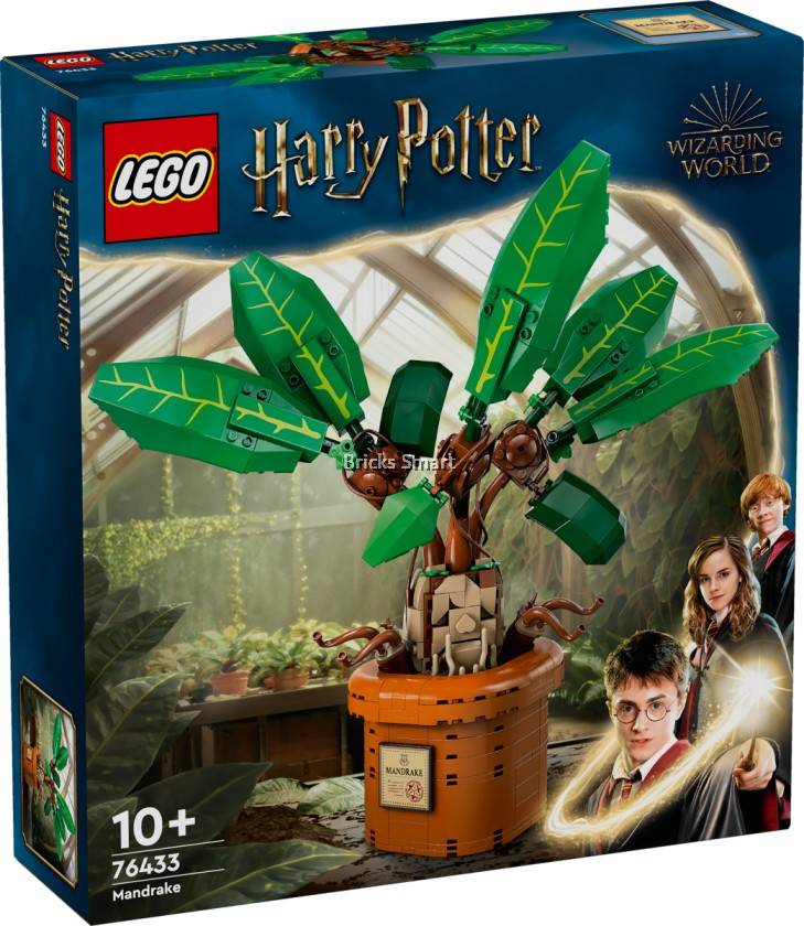 LEGO 76433 Harry Potter Mandrake Building Toy Set