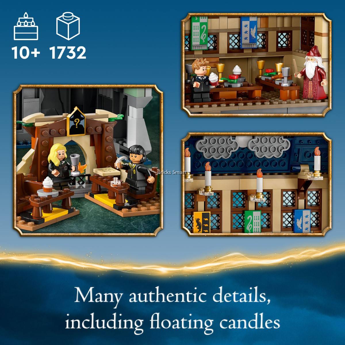 LEGO 76435 Harry Potter Hogwarts Castle: The Great Hall Building Toy Set