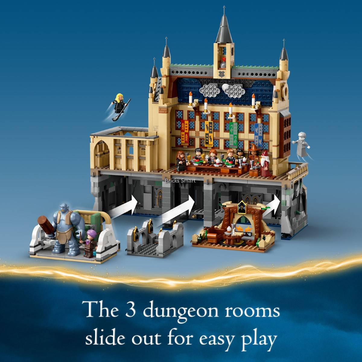 LEGO 76435 Harry Potter Hogwarts Castle: The Great Hall Building Toy Set