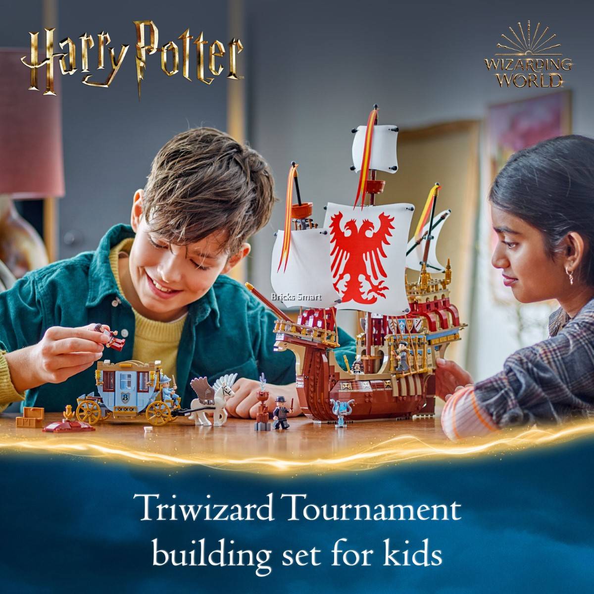 LEGO 76440 Harry Potter Triwizard Tournament: The Arrival Building Toy Set