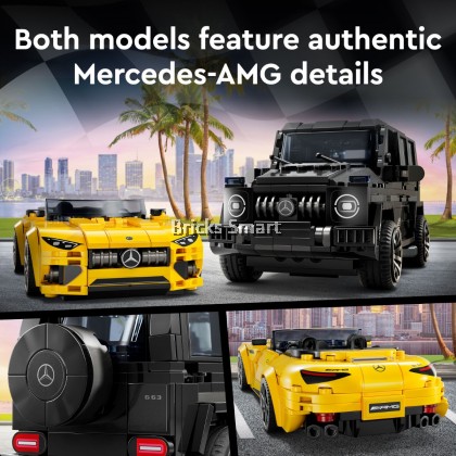 LEGO 76924 Speed Champions Mercedes-AMG G 63 & Mercedes-AMG SL 63 ...