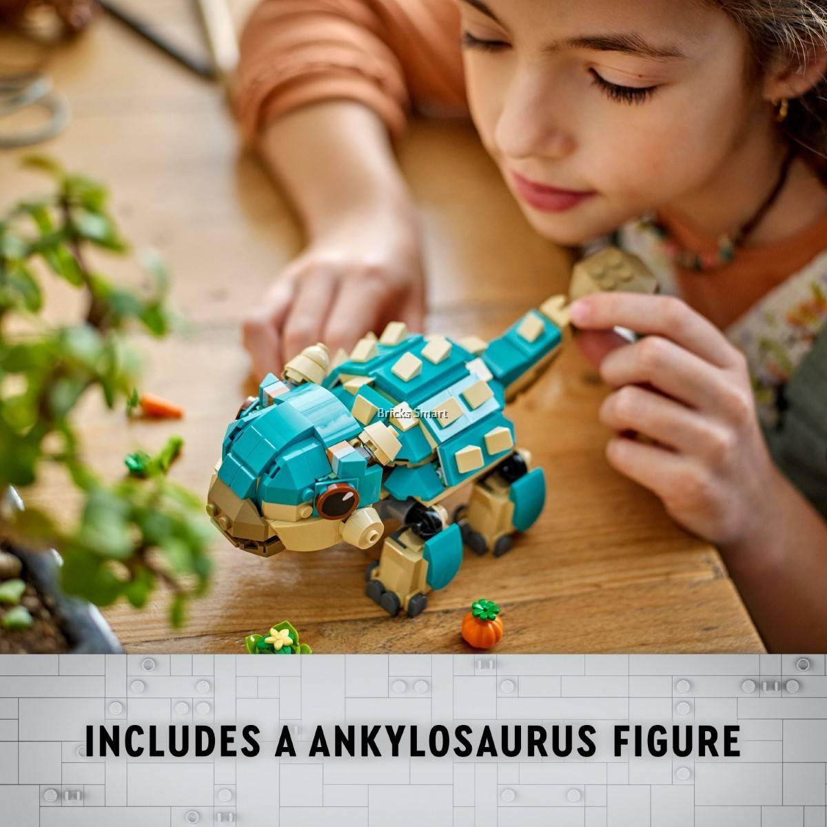 LEGO 76962 Jurassic World Baby Bumpy: Ankylosaurus Building Toy Set